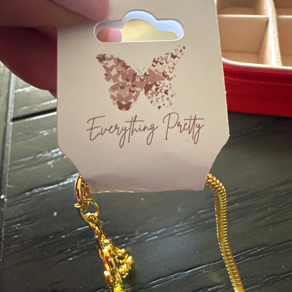 Benutzerdefinierte falten Halskette Tags, Schmuck Display Karte ...