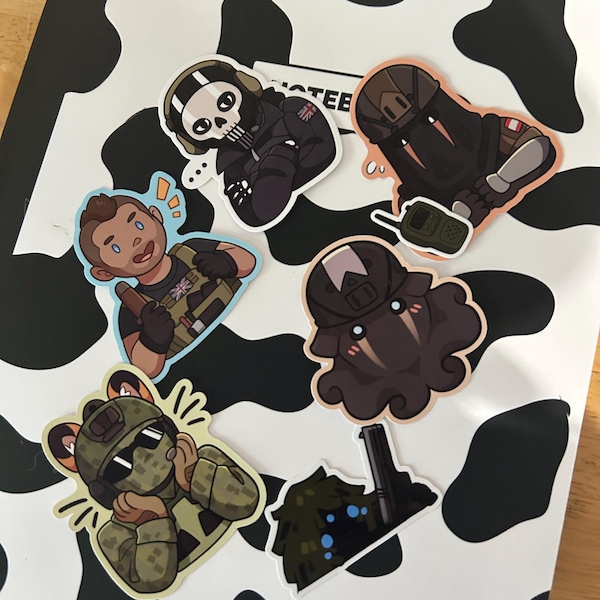 COD Stickers ( Soap , Ghost , Horangi , Konig , Dumbo Konig ) - Etsy