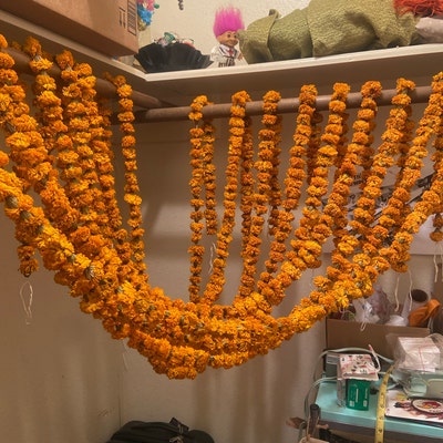 Set of 8 Strings 5ft Dried Flowers Garland, Real Dried Flower String ...