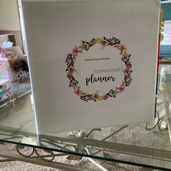 Homeschool Student Planner Printable Editable Planner Inserts ...