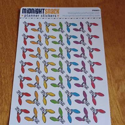 Sick Day Planner Sticker Tissue Box Icon Stickers Rest and Self Care ...