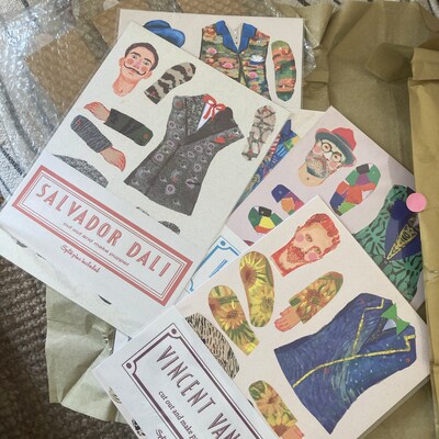 Pablo Picasso Puppet, Articulated Puppet, Cut Out and Make, Craft ...