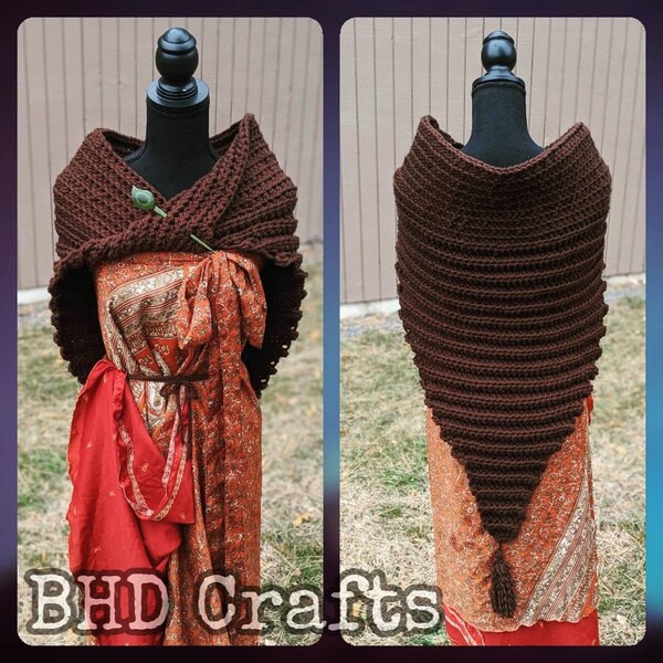 CROCHET PATTERN, Highlander Wrap Crochet Pattern, Outlander Cosplay ...