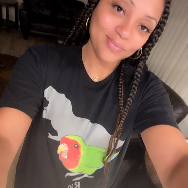 T-rex Hahn's Macaw T-shirt, Funny Parrot Owner Tee, Birb Memes Clothes ...