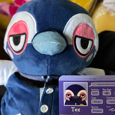 Pingki Penguin Blue Buddy Thigh High Socks - Etsy