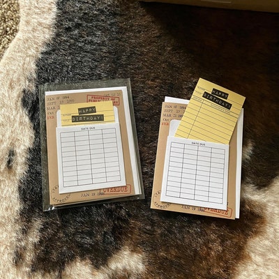 Happy Birthday. Book Themed Birthday Card With a Vintage Book Card and ...