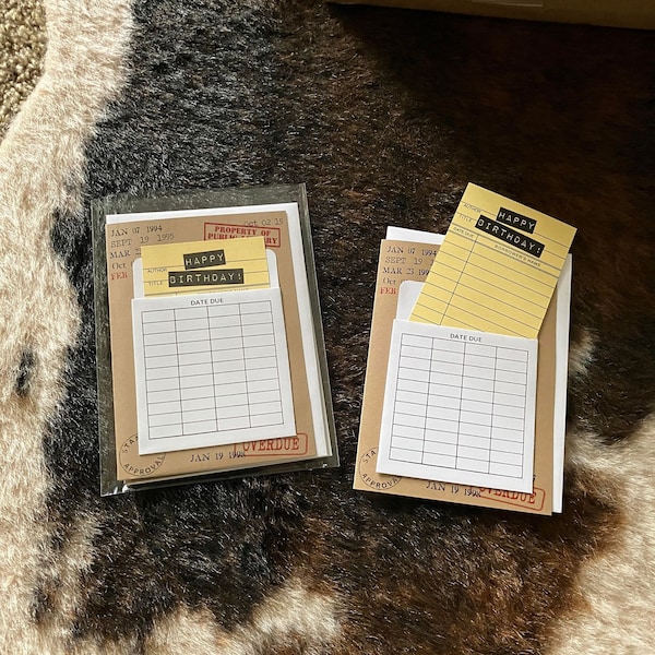 Happy Birthday. Book Themed Birthday Card With a Vintage Book Card and ...