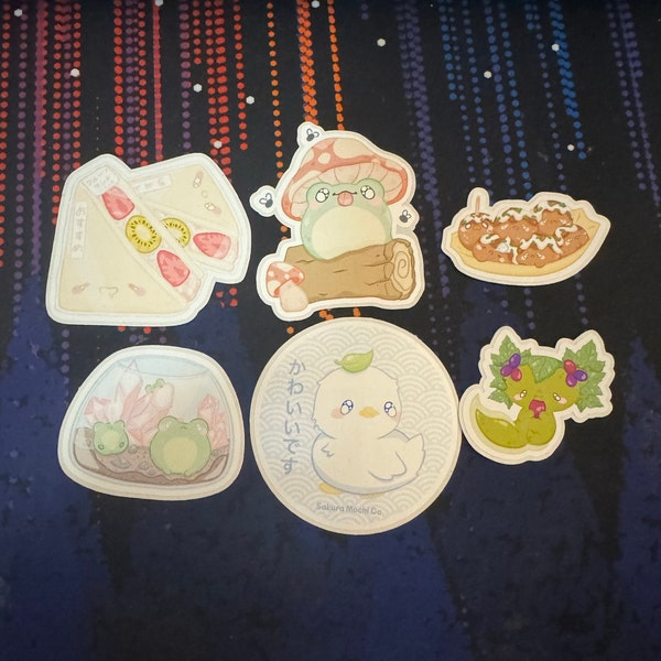Fruit Sandwich Sticker | Japanese Food Sticker | Cute Konbini Sticker ...