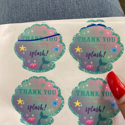24 Mermaid Favor Party Bags Mermaid Gift Bags Paper Favor Bags Mermaid ...