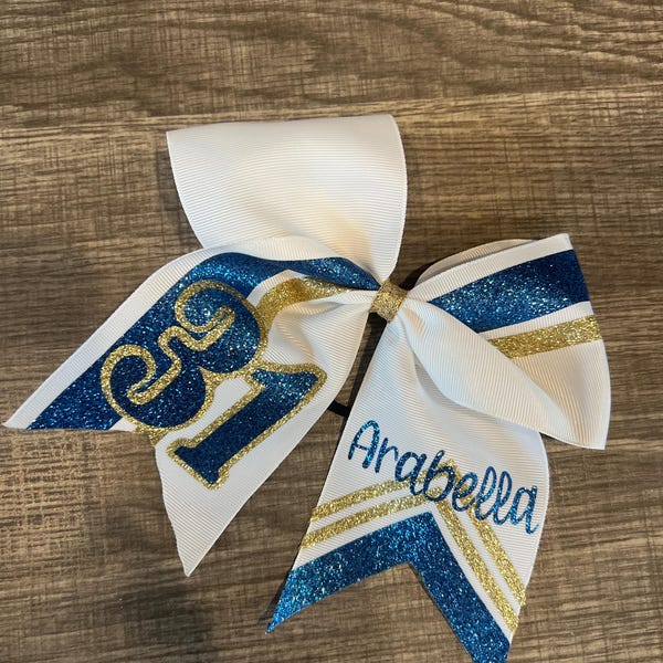 Cheer Bow Template - Etsy
