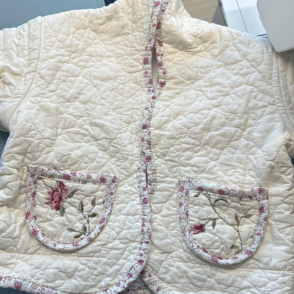 Baby Coast Coat PDF Sewing Pattern: Beginner Quilt Jacket, Newborn-7 ...