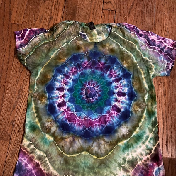 Colorful Geodes Tie Dye T Shirt - Handmade & Customizable - Unique ...