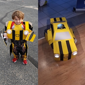 Template for Transforming Car Costume for Kids Halloween - Etsy