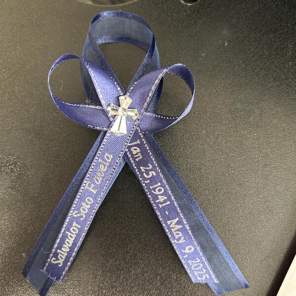 100pcs-50-24pcs Personalized Ribbons/celebration of Life Funeral Favors ...