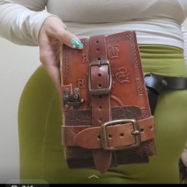Leather Book Holster - Etsy