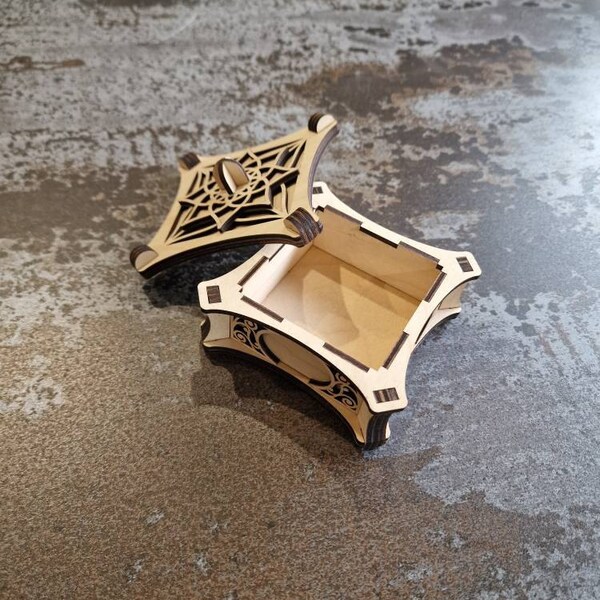 Laser Cut Box - SVG Files for Laser Machines, Mandala Box Digital Plan ...