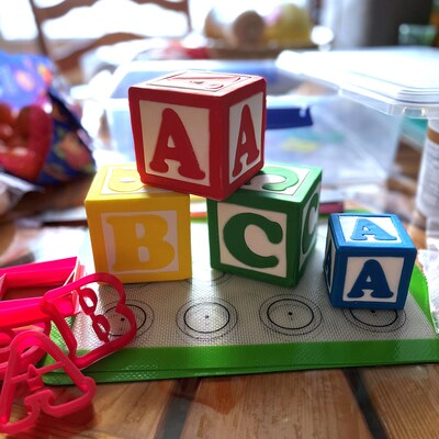 Alphabet Block Font Uppercase Cookie Cutters - Etsy