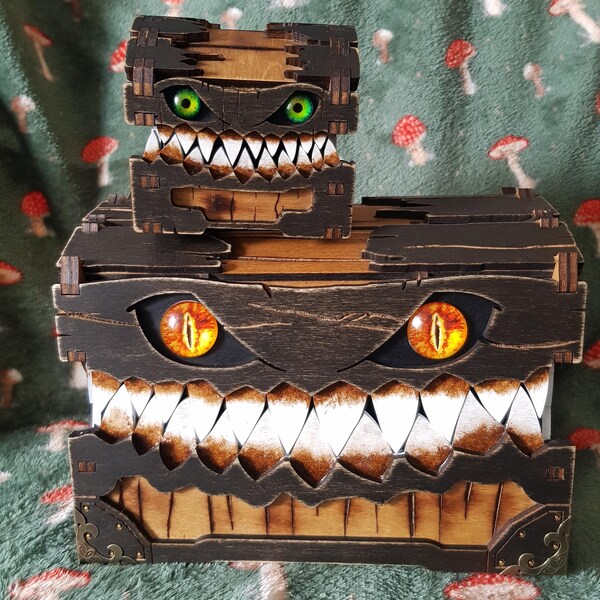 Magic the Gathering Deck Box, Bloomburrow Inspired, Commander, Forest ...