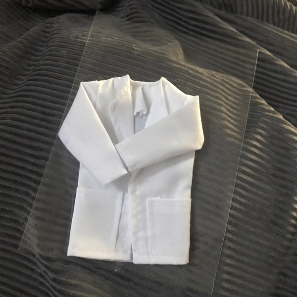 White Two Pocket Lab Coat-will Fit 11.5"dolls - Etsy