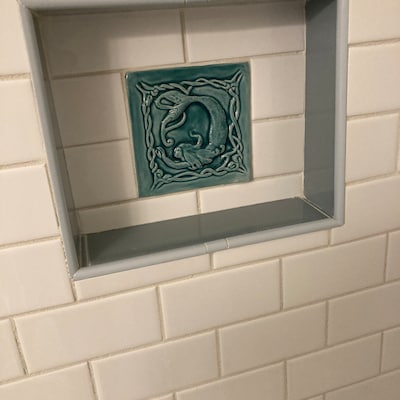 Emerald Green 4celtic Dragon Ceramic Tile - Etsy