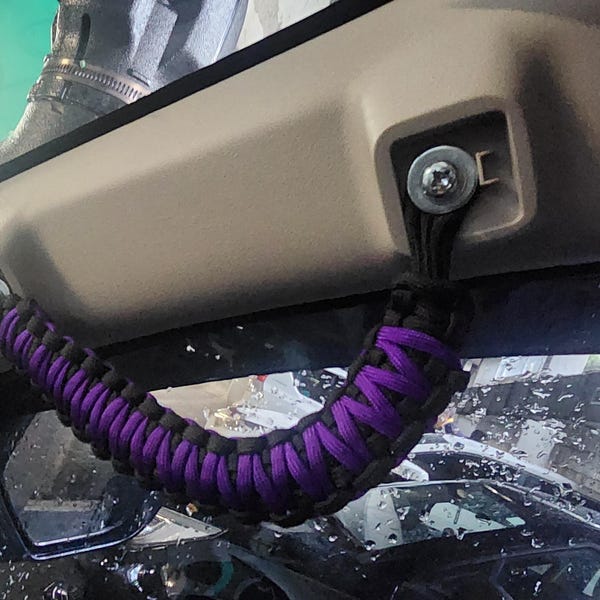 Turquoise Paracord Car Grab Handle - Etsy