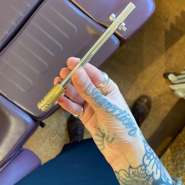 The Powk Brass , Handpoke Tattoo Tool, Needle Holder, Pen, Tattoo ...