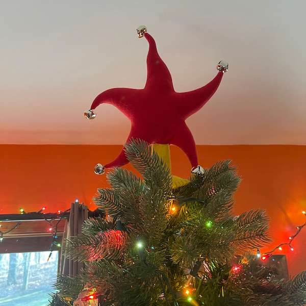 Whoville Inspired Christmas Tree Topper, Christmas Tree Star, Funny ...