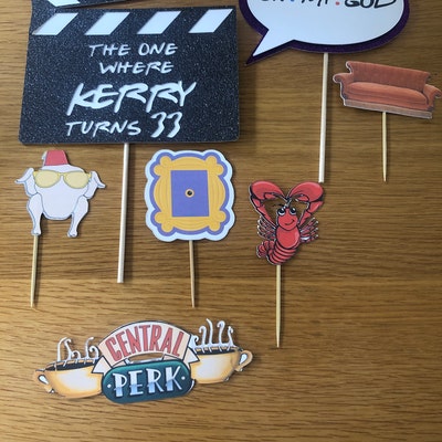 Friends Cake Topper. Friends Cake Topper Set. Cake Topper. - Etsy