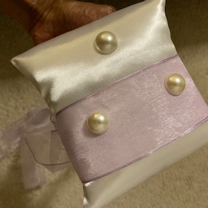 Wedding Ring Pillow, Ring Bearer Box Pillow, Mini Ring Pillow, Rustic ...