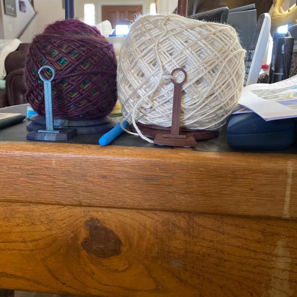 Yarn Spinner Accessory Large Yarn Cake Butler or Yarn Caddy - Etsy