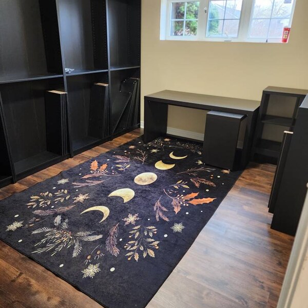 Tree Rug,forest Rug,art Rug,firefly Rug,tree Pattern Rug,forest Theme ...