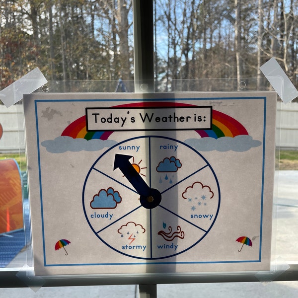 Weather Wheel Weather Chart - Etsy