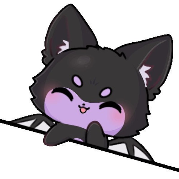 Cute ANIMATED Twitch Emote, Luna Pink Moth Emote, UWU Blush Emote ...