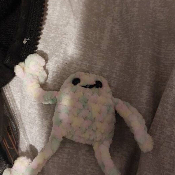 Crochet Fluffy Worry Worm Plush Anxiety Toy - Etsy UK