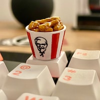 KFC Chicken Combo Keycaps Handmade Resin Custom Artisan - Etsy Canada