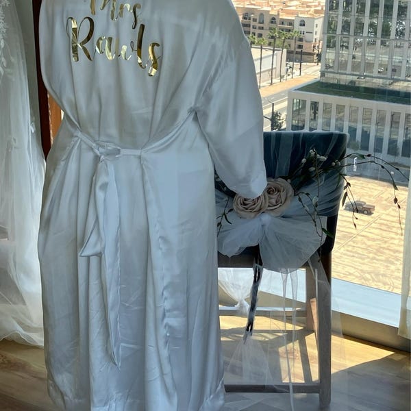 Bridesmaid Robes Personalized With Names, Maid of Honor, Matron of ...