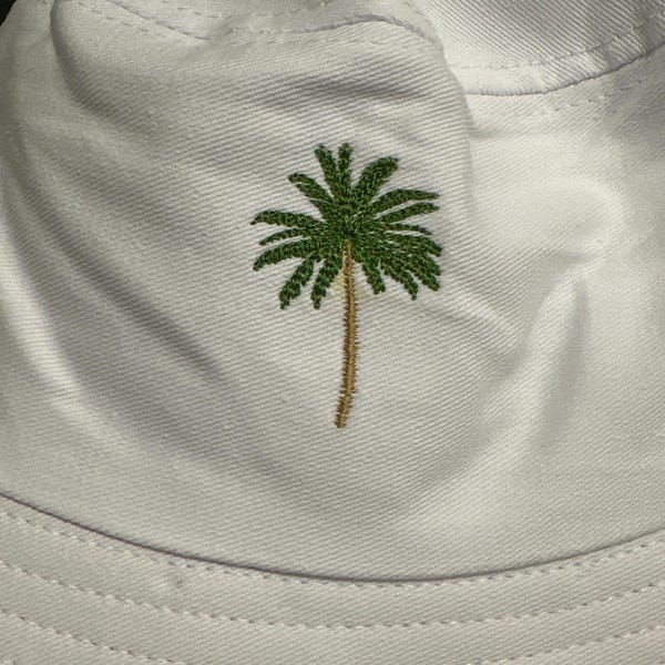 Palm Tree Embroidery Design / Palm Embroidery Design / Beach Embroidery ...