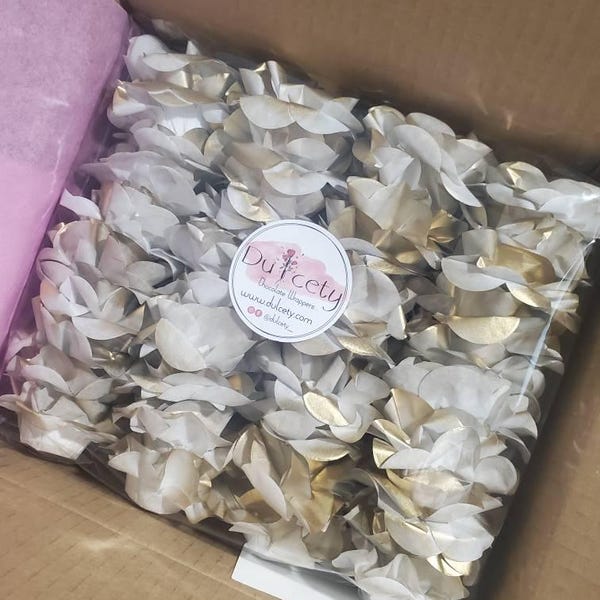 Wedding Mini Ivory Color Flowers for Holder Chocolate, Cupcake Wrappers ...