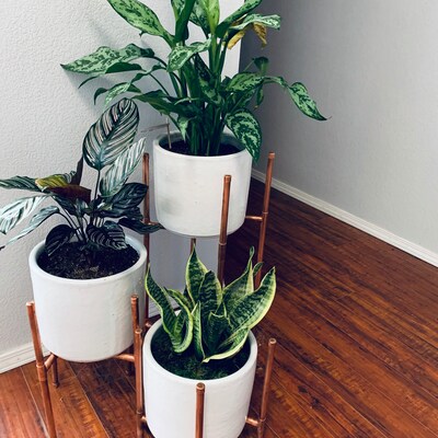 Minimal Triangle Plant Stand - Etsy