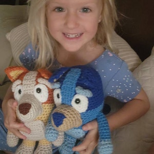 Muffin From Netflix Show Bluey Crochet Stuffy - Etsy