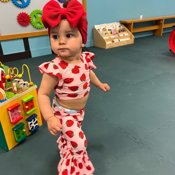 One Berry Girls Birthday Strawberry Themed Outfit, Berry First Belle ...