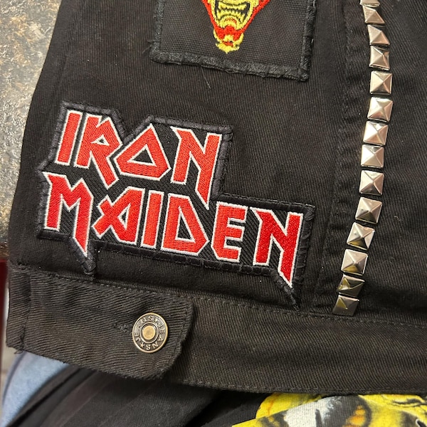 Heavy Metal Battle Jacket Patch, Iron on Patch,high Detailed Patch, Sew ...