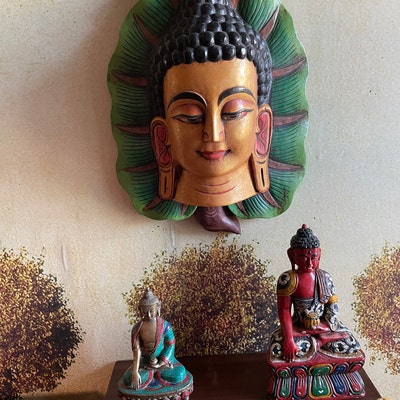 Buddhist Ritual Crown Lama Crown With Pancha Buddha. Silver - Etsy