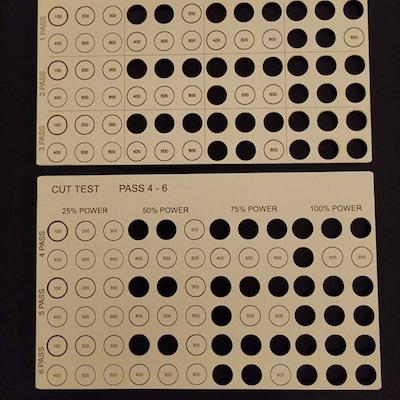 Diode Laser Cutting Test Files Digital Download Laser Engraving Project ...