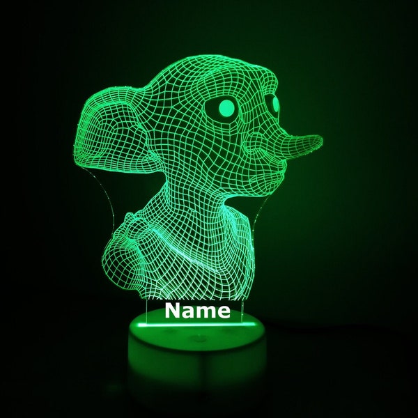 Personalised One Piece Anime Light L Night Light | Luffy | Anime Gift ...