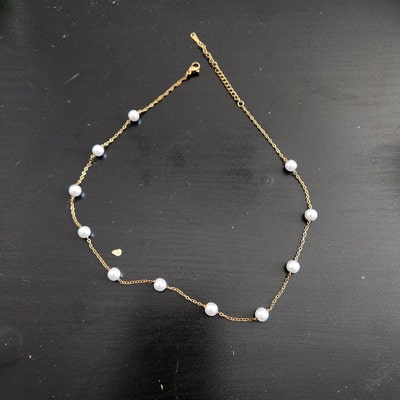 Freshwater Seed Pearl Necklace Pearl Beads Necklace Seed Pearls Charm ...