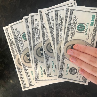 Personalized 100 Dollar Bill Prints, Perfect for the Bride, Birthday ...