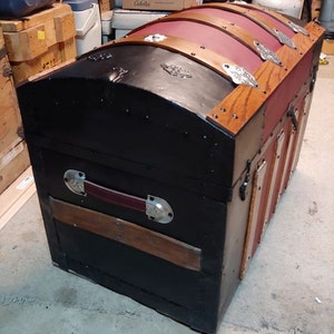 Small Brass Chest Lock With Key Jewelry Box Keepsake Tiny Antique ...