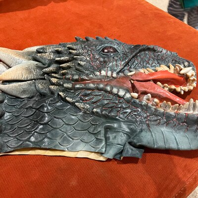 Deluxe Latex Realistic Animal Reptiles Lizard Gila Monster Mask for ...