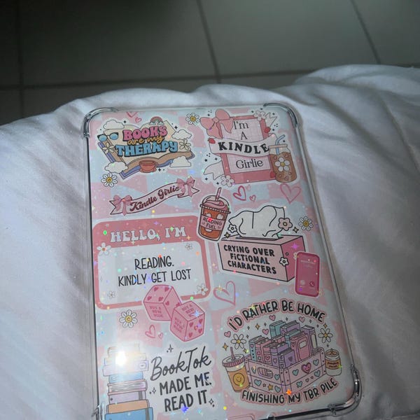 Kindle Insert for Clear Case, Thriller Book Theme, Kindle Skin, Bookish ...